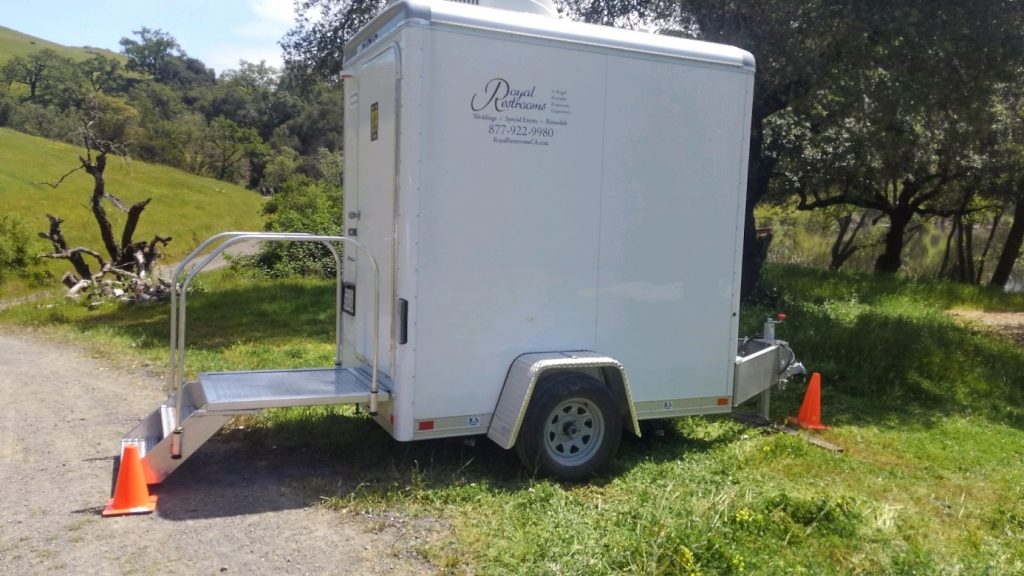 Single Stall Restroom Trailer | Royal Restrooms of California