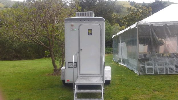 Single Stall Restroom Trailer | Royal Restrooms of California